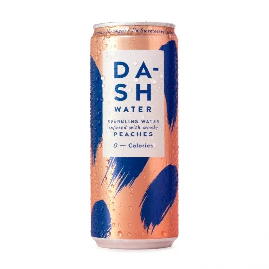 Dash Infused Sparkling Water - Peach (12x330ml) - SourceRAW | Multipack ...