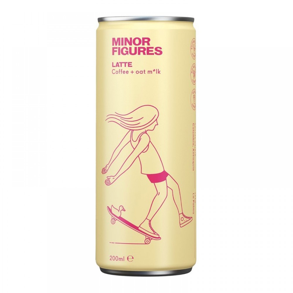 Minor Figures Cold Brew Coffee - Nitro Latte (12x200ml) - SourceRAW ...