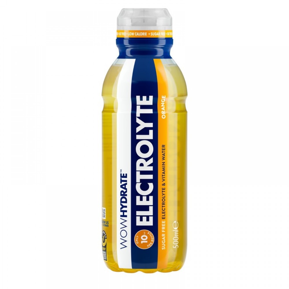 Wow Hydrate Electrolyte Drink - Orange (12x500ml) - SourceRAW ...