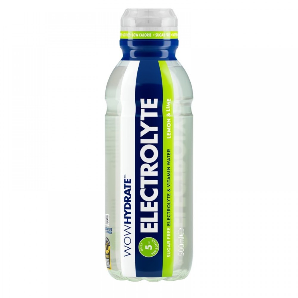 Wow Hydrate Electrolyte Drink - Lemon (12x500ml) - SourceRAW ...